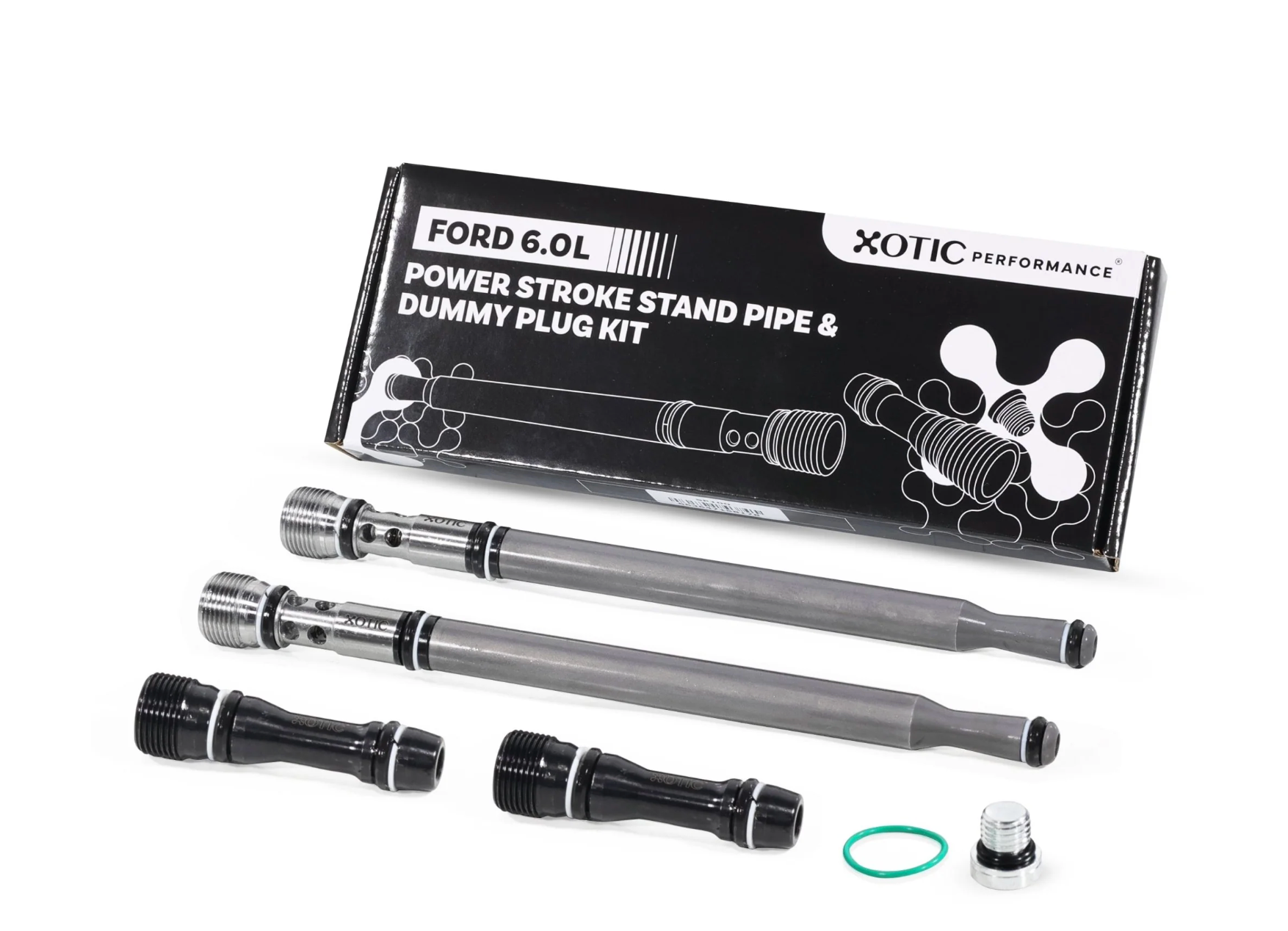 Stand Pipe & Dummy Plug Kit for 2004.5-2010 Ford 6.0L Power Stroke E/F ...