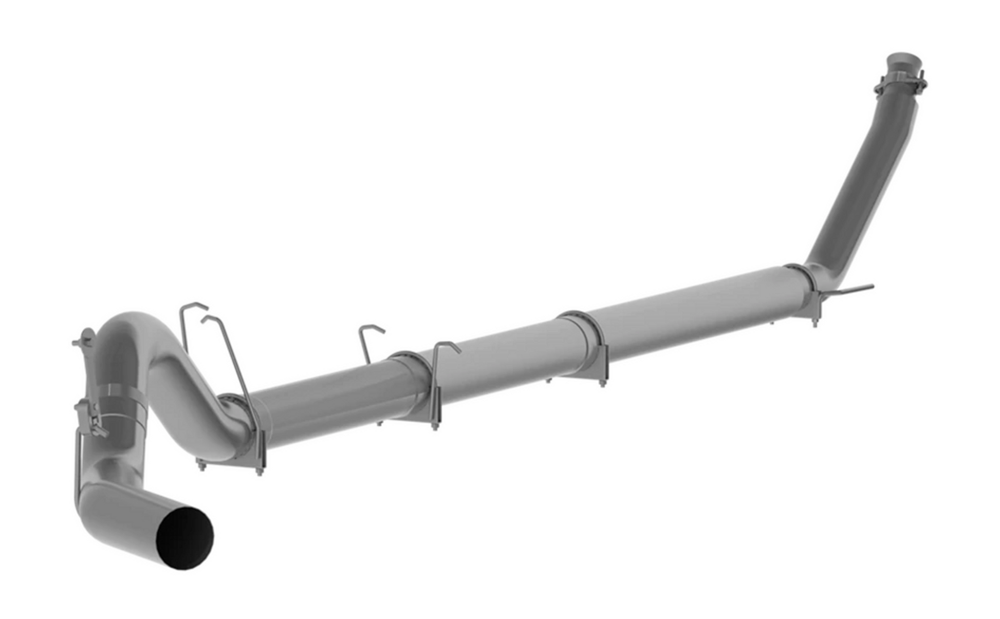 MBRP 5" Turbo Back, No Muffler, AL, 1998.5-2002 Dodge Ram 2500/3500 Cu ...