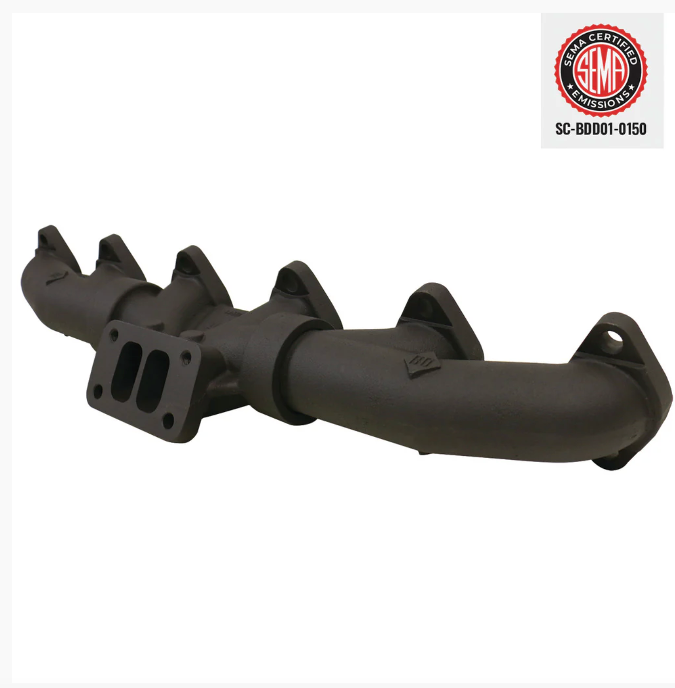 EXHAUST MANIFOLD KIT STOCK/T3 DODGE 24-VALVE 5.9L CUMMINS 1998.5-2002 ...