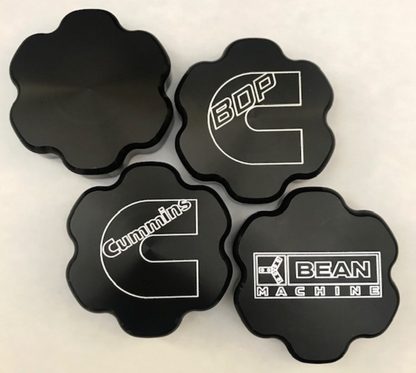 Bean Machine 03-05 Cummins Billet FLAT Top Valve Cover W/ Dual CCV Out ...